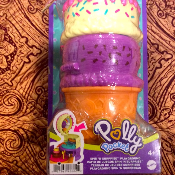 Mattel | Toys | Polly Pocket Icecream Cone House | Poshmark